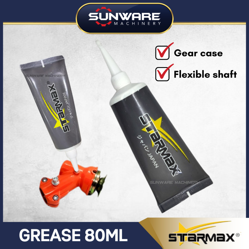 HEAVY DUTY Starmax Brush cutter Soft foam grease with nozzle for gear ...