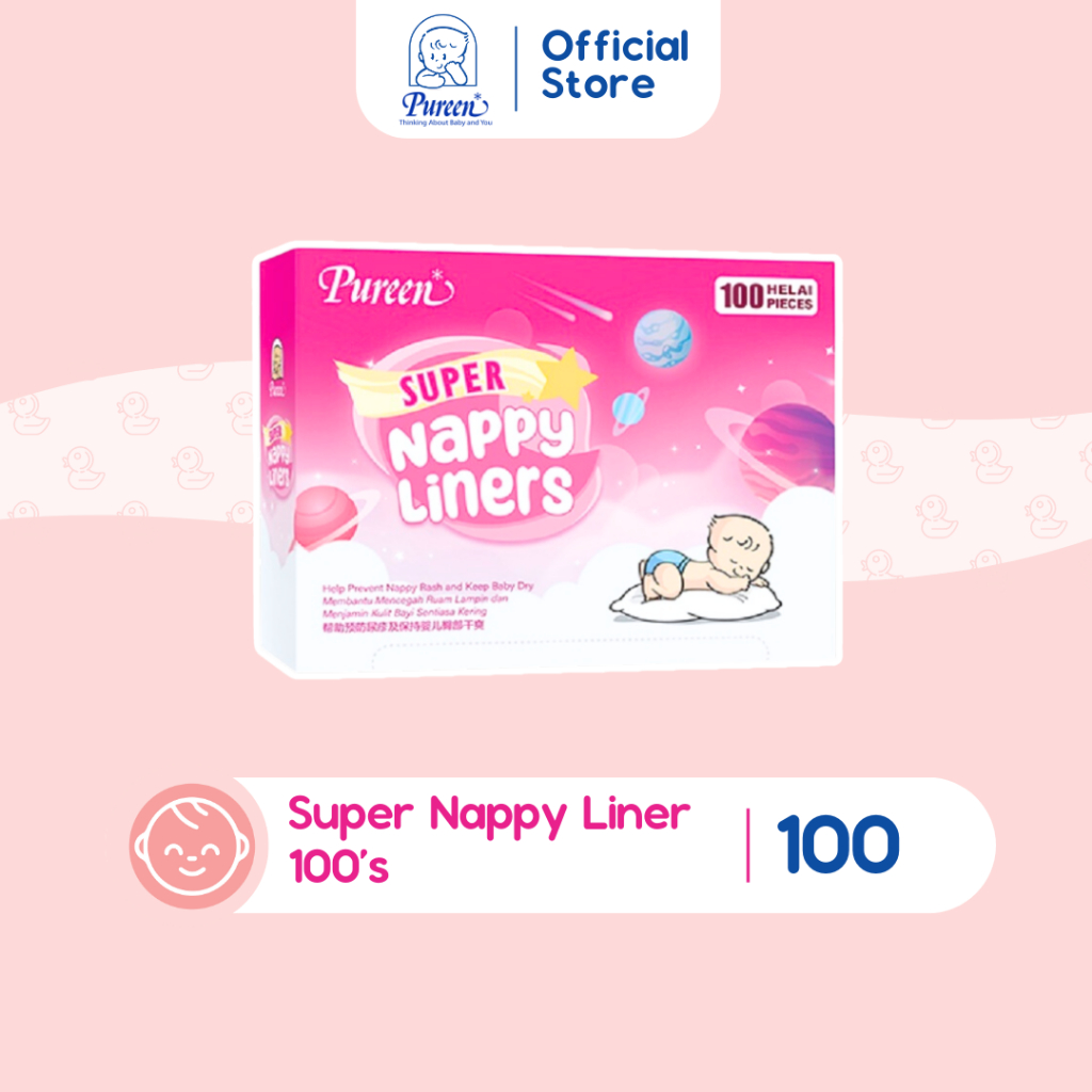 Pureen Super Nappy Liner 100's | Shopee Malaysia