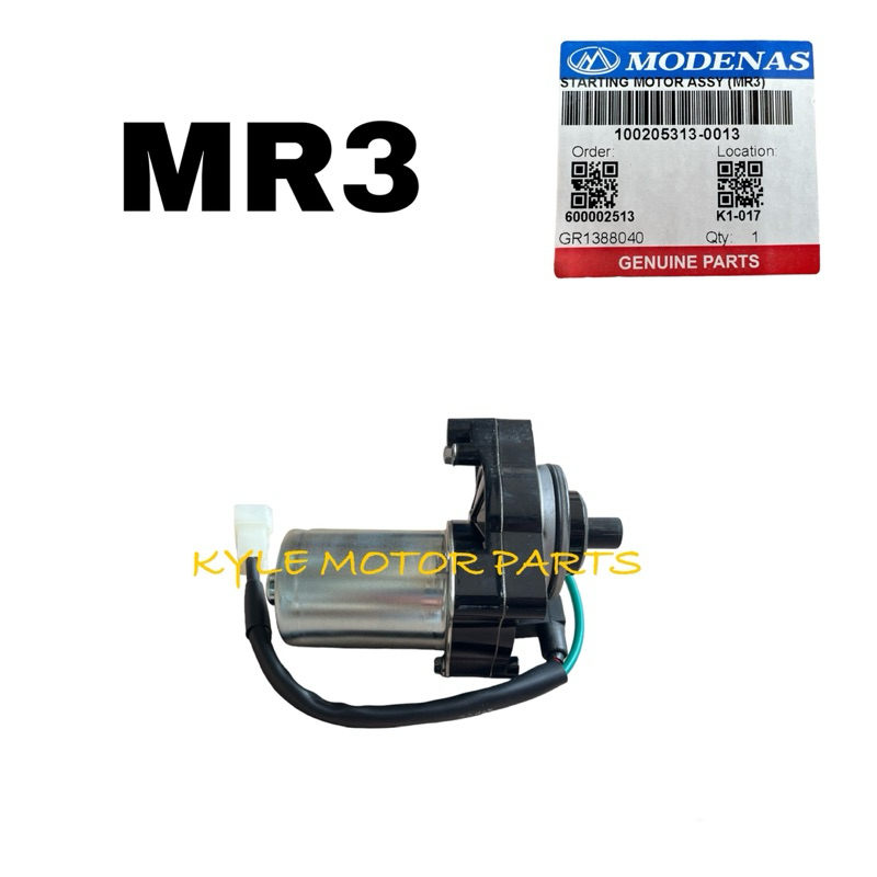 KRISS MR3 STARTER MOTOR ASSY ORIGINAL MODENAS 100% | Shopee Malaysia