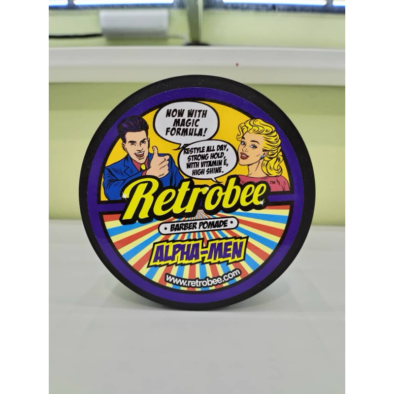 retrobee pomade alpha men | Shopee Malaysia