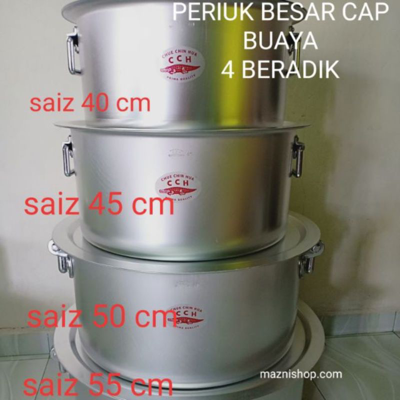 PERIUK KENDURI SET 4 TAKA DUA CAP BUAYA ORIGINAL THAILAND | Shopee Malaysia