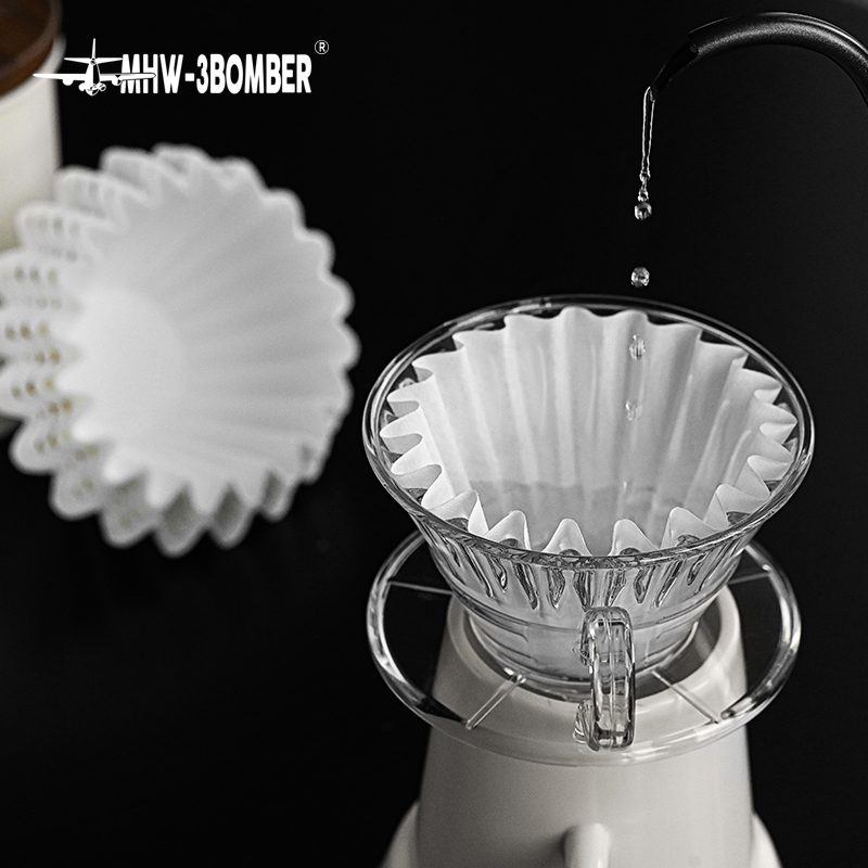 MHW-3BOMBER - 50pcs basket cake shape 155 -185 filter Paper Disposable ...