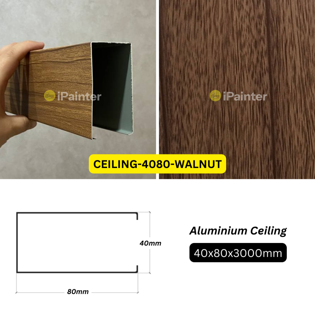 ALUMINUM CEILING STRIP FLUTED PANEL BAFFLE CEILING EASY INSTALL ...