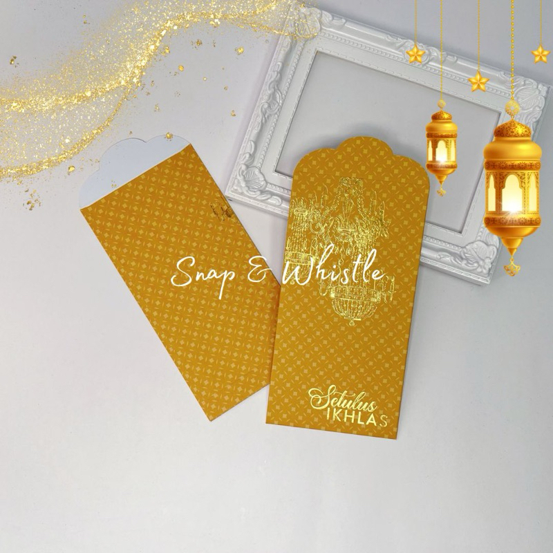 [NEW] 2025 Premium Sampul Raya 5pcs/pack Gold Exclusive Setulus Ikhlas ...