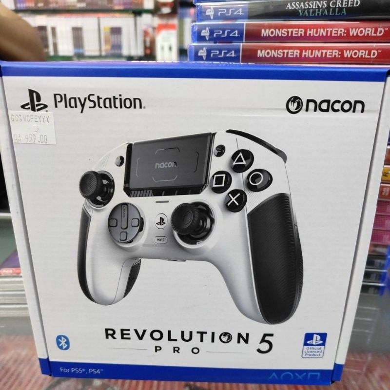ps5 PS4 nacon revolution 5 pro wireless controller white new and sealed ...