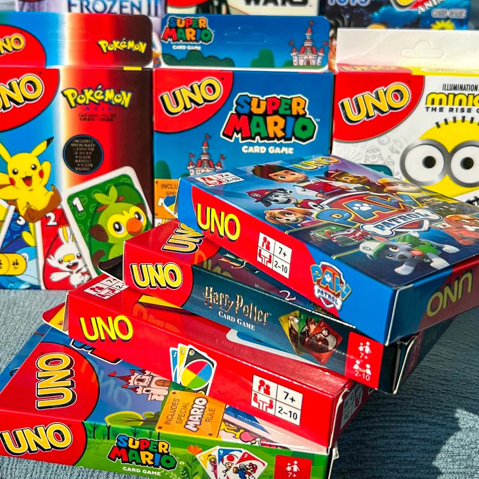 UNO FLIP! Pokemon Board Game Anime Cartoon Pikachu Figure Pattern ...