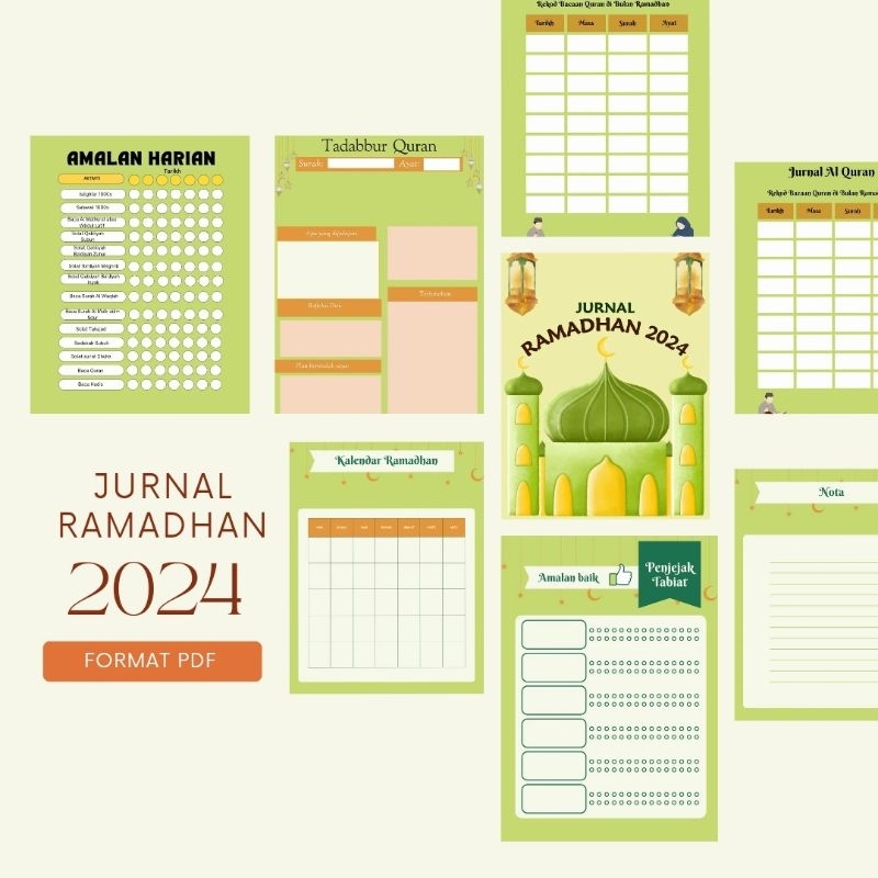 Jurnal Ramadhan 2024, Islamic Planner, Muslim Planner | Shopee Malaysia