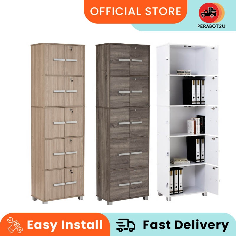 P2U Naomi 10 Door Storage Box With Lock/ Almari 10 Pintu Beserta Kunci ...