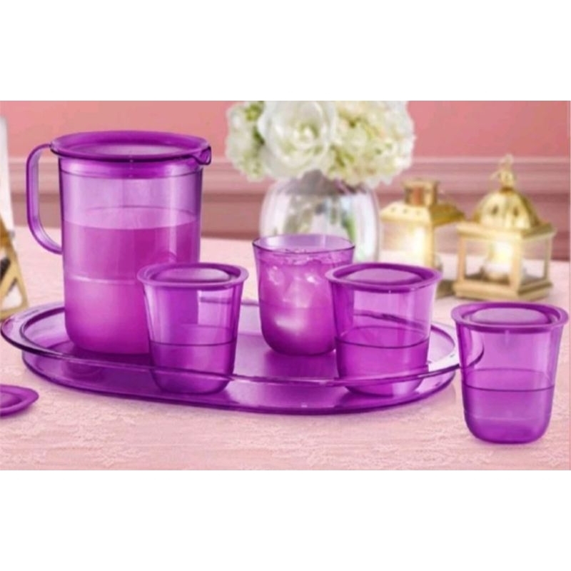 CRYSTALLINE DRINKING TUPPERWARE SET | Shopee Malaysia