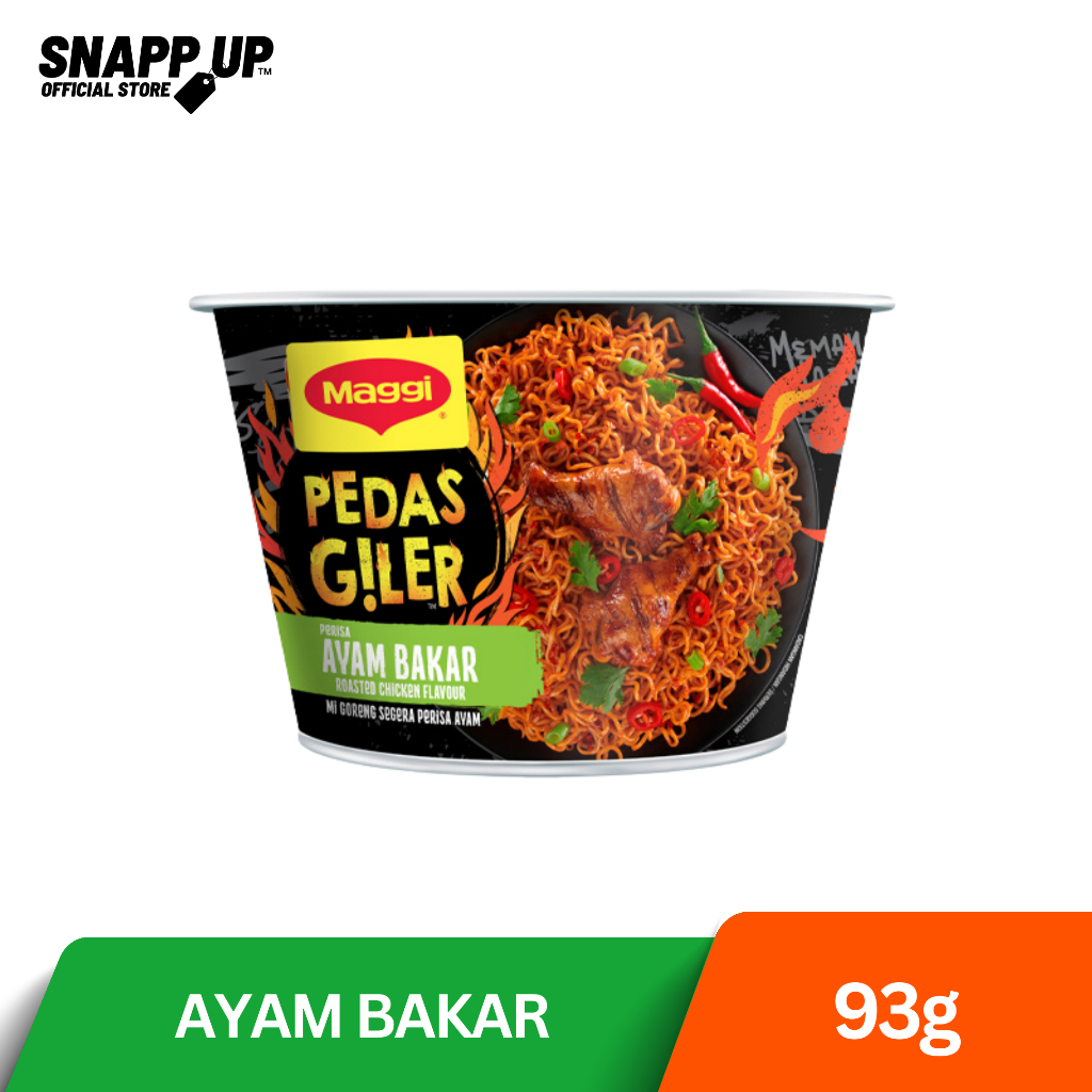 Maggi Pedas Giler Ayam Bakar/Tom Yummz/Seafood Berapi/Cheezy Berapi/Sarang Kimchi/Karai Miso x 1 ...