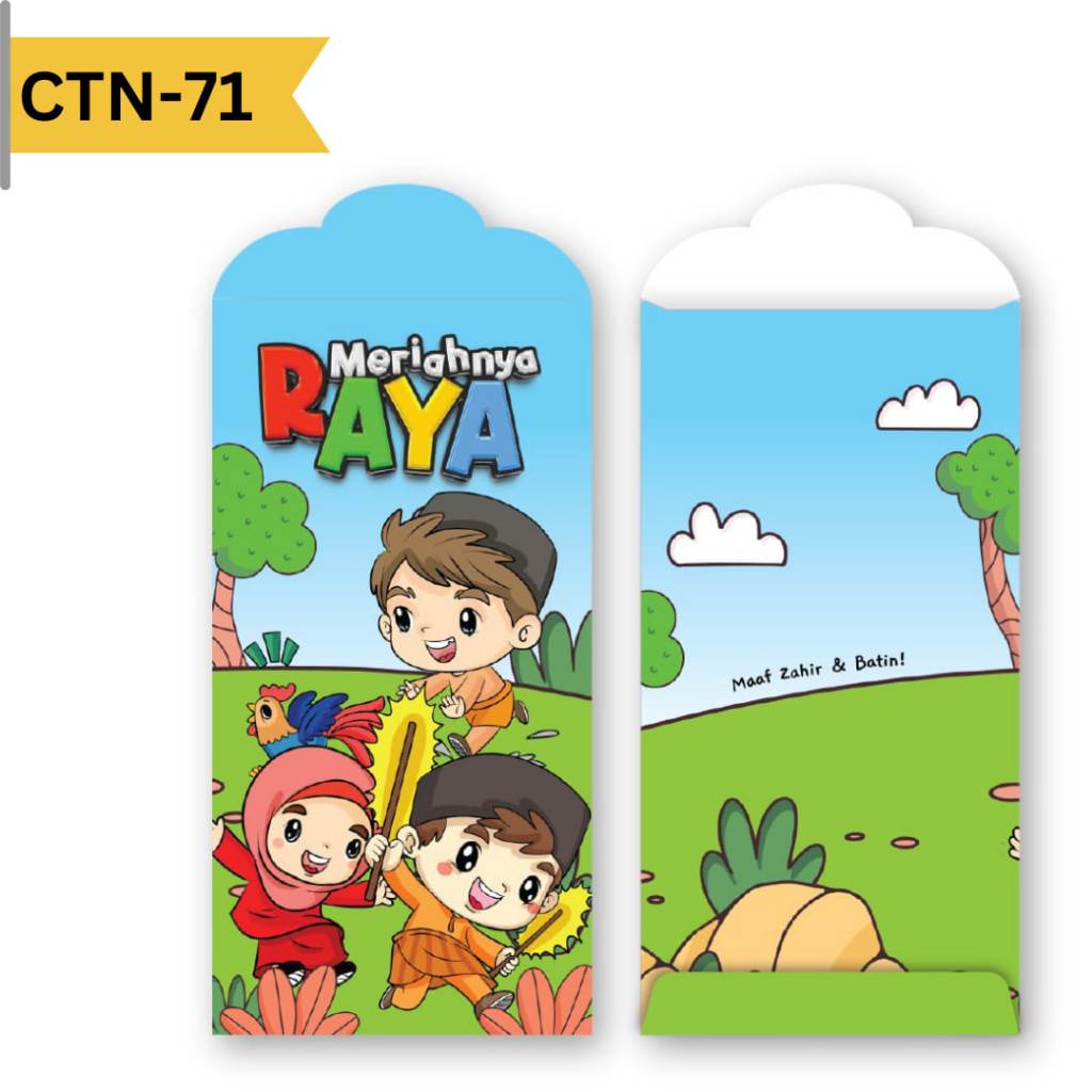 Chibi Islamik Islamic | Sampul Raya Sampul Duit Raya Money Packet Viral ...