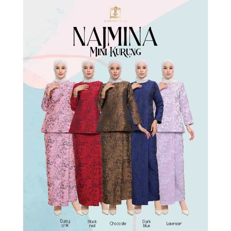 NAJMINA MINI KURUNG BROCADE COD | Shopee Malaysia