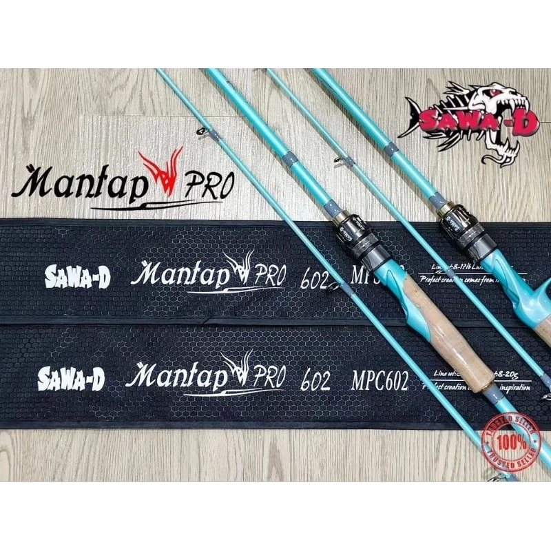 SAWA-D MANTAP PRO SPINNING Dan BAIT CASTING (BC) FISHING ROD | Shopee Malaysia