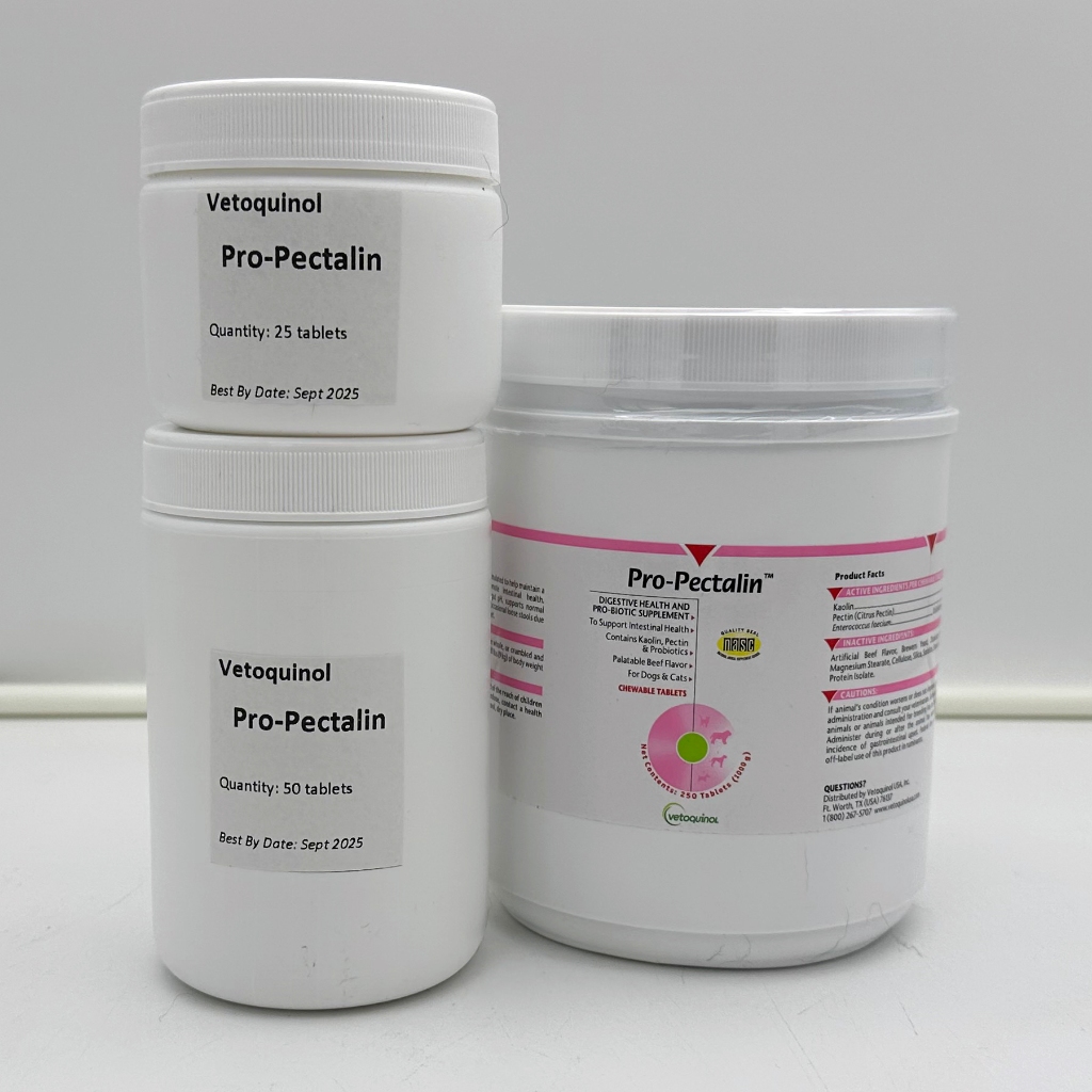 Repacked Vetoquinol Pro-Pectalin Tablets Anti-Diarrheal Probiotic for ...