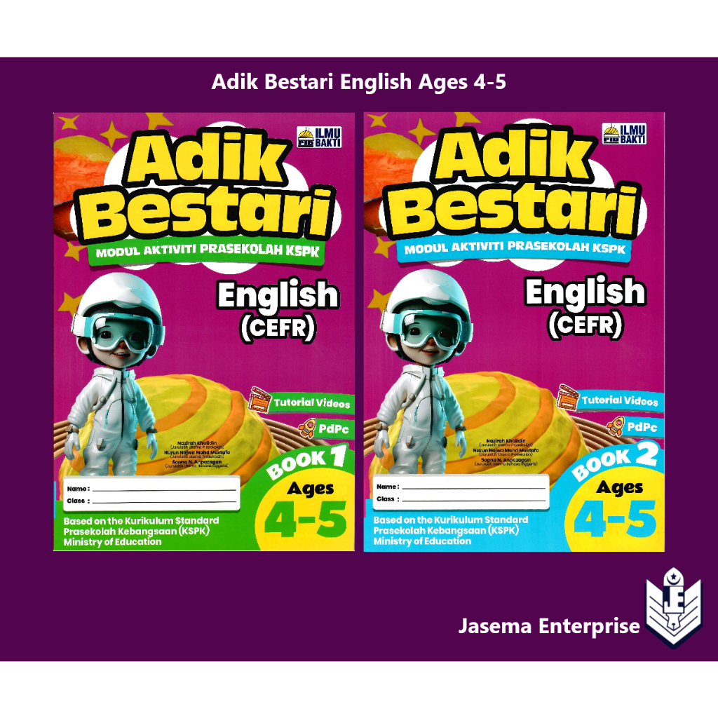 Adik Bestari Modul Aktiviti Prasekolah KSPK English (CEFR) Ages 4-5 ...