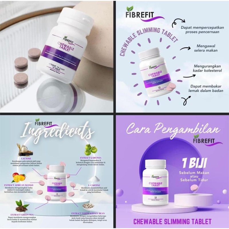 ORIGINAL HQ FIBREFIT CHEWABLE TABLET | Shopee Malaysia