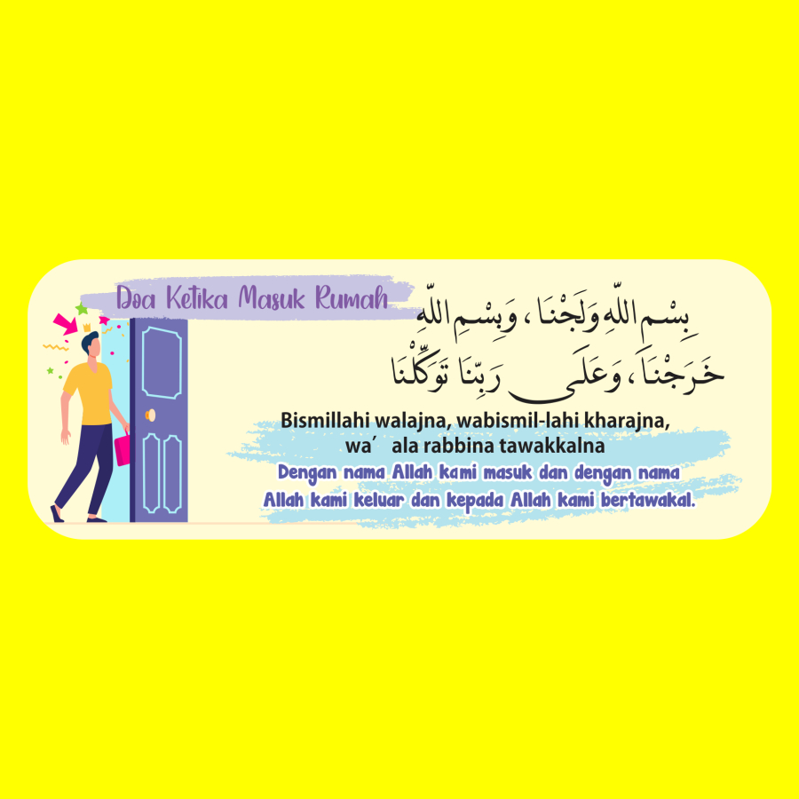 16pcs Sticker Doa Harian, pelbagai doa | | Shopee Malaysia