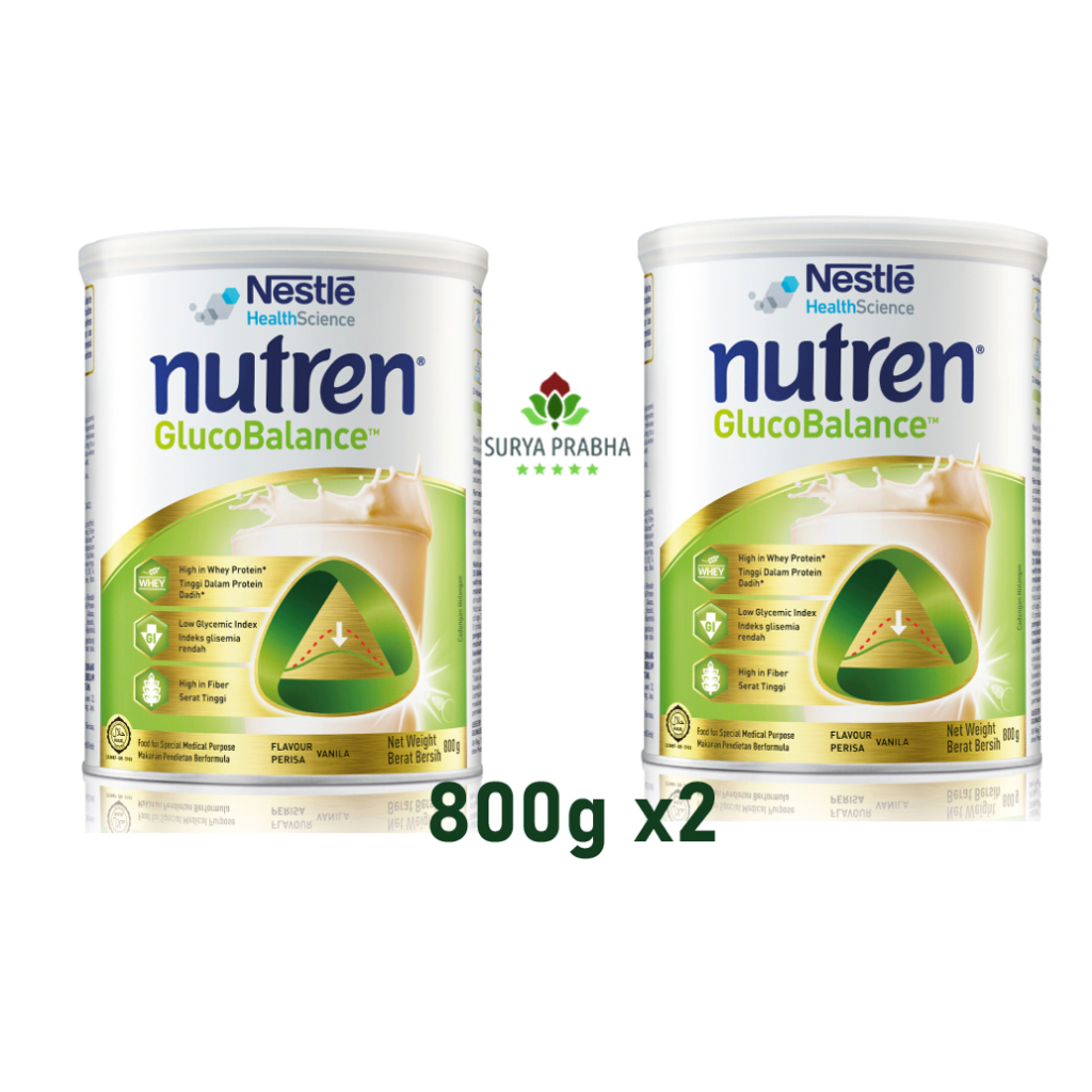 Nutren Diabetik Nutren Glucobalance TWIN PACK (800gm) exp 02/26 ...