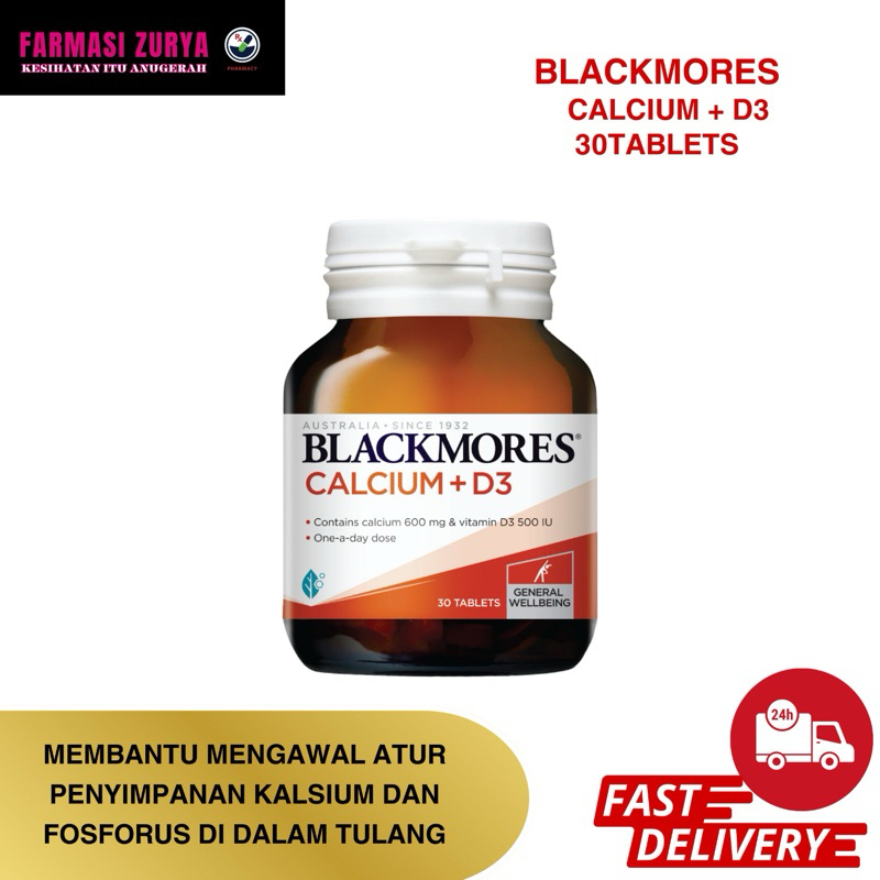 BLACKMORES CALCIUM + D3 ( 30TABLETS ) | Shopee Malaysia