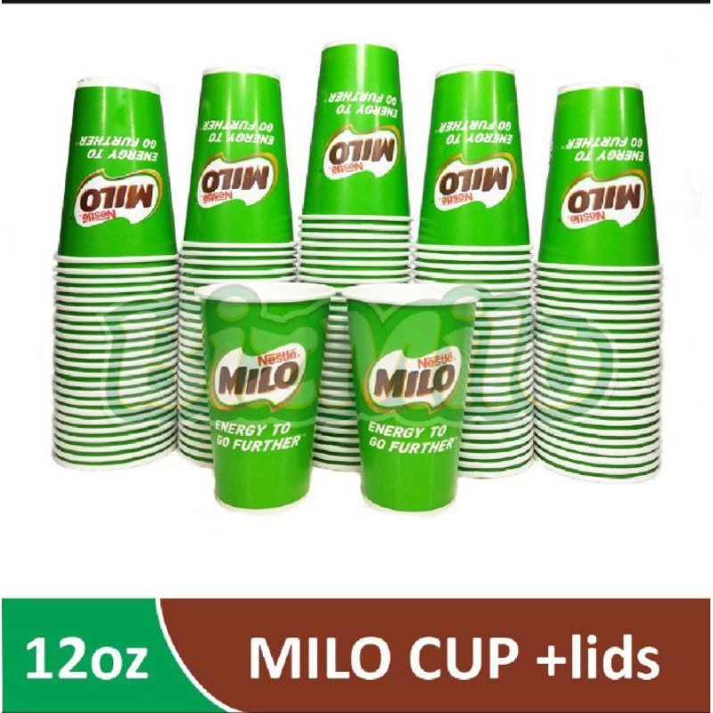 MILO Cup+lids 12oz 500pcs (Clearance Stock) | Shopee Malaysia