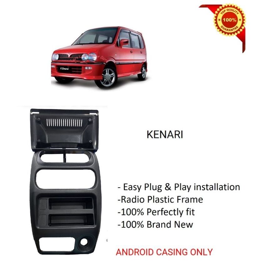 PERODUA KENARI (full casing) 10 INCH ANDROID PLAYER CASING WITH SOCKET ...