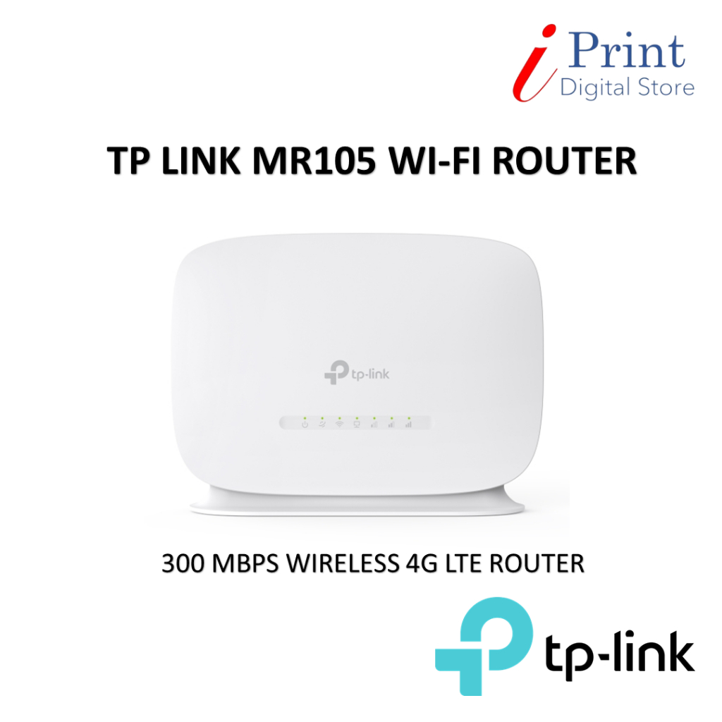TP-Link TL-MR105 Wireless N300 4G LTE Modem WiFi Router Direct SIM ...