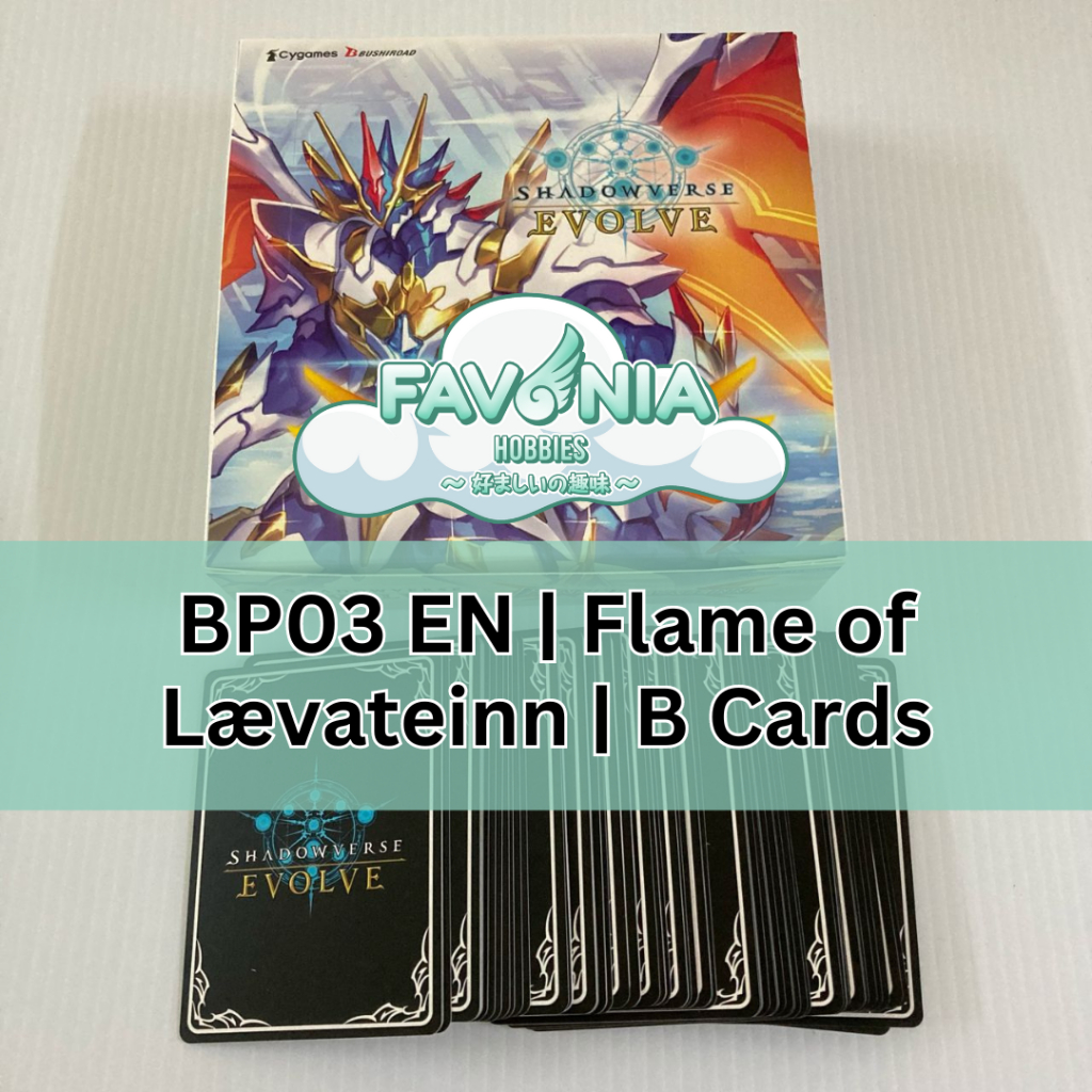 Shadowverse EVOLVE | English EN | BP03 | Booster Set #3 “Flame of Lævateinn” | B Cards | Shopee ...