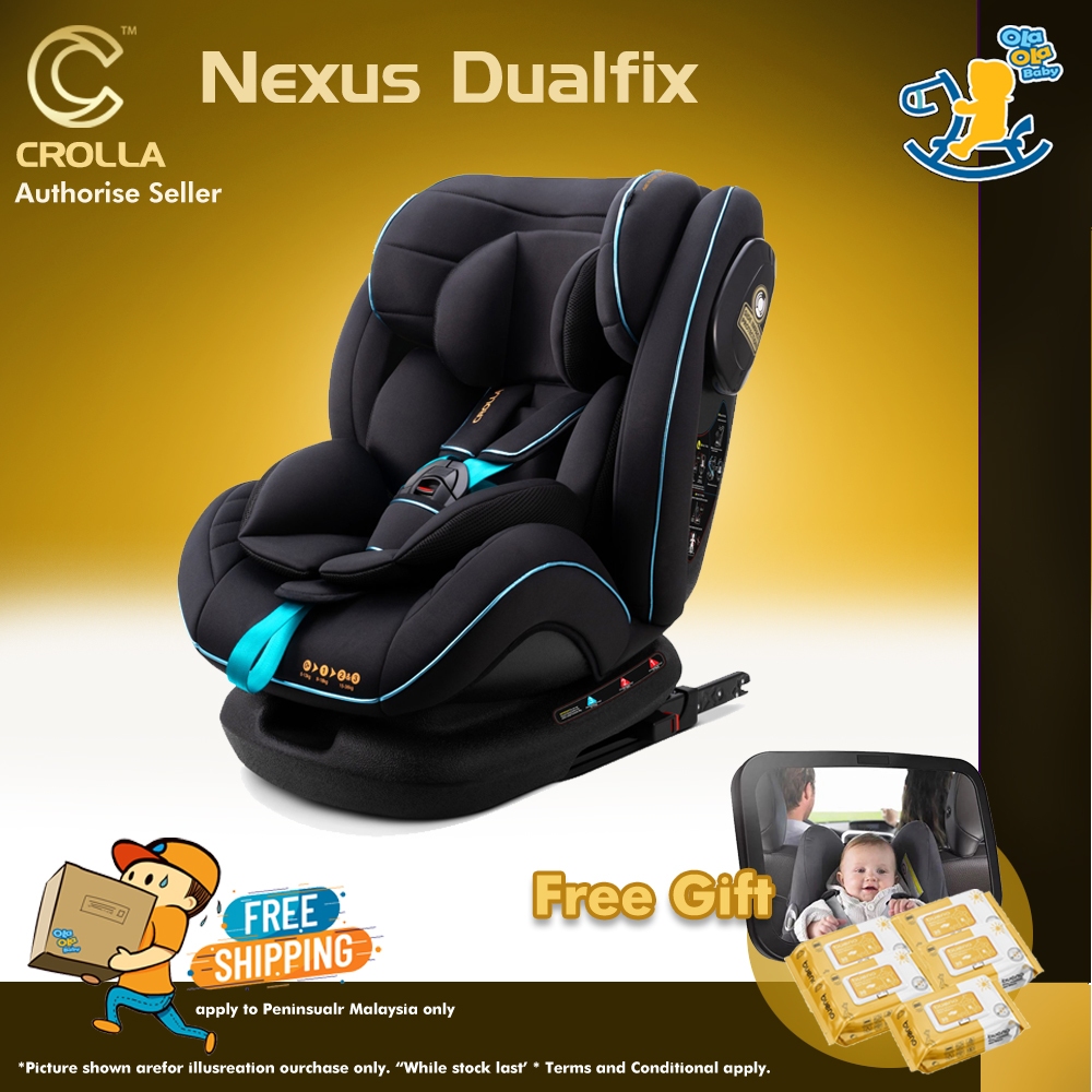 Crolla Nexus DualFix Convertible Car Seat (0-12 years old) | Shopee ...
