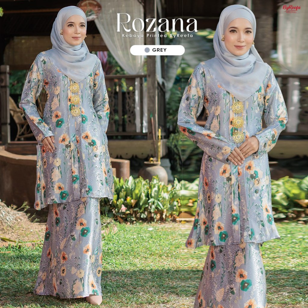[Raya 2024] Kebaya ROZANA ByReefa Collection | Satin Jacquard | Kebaya ...