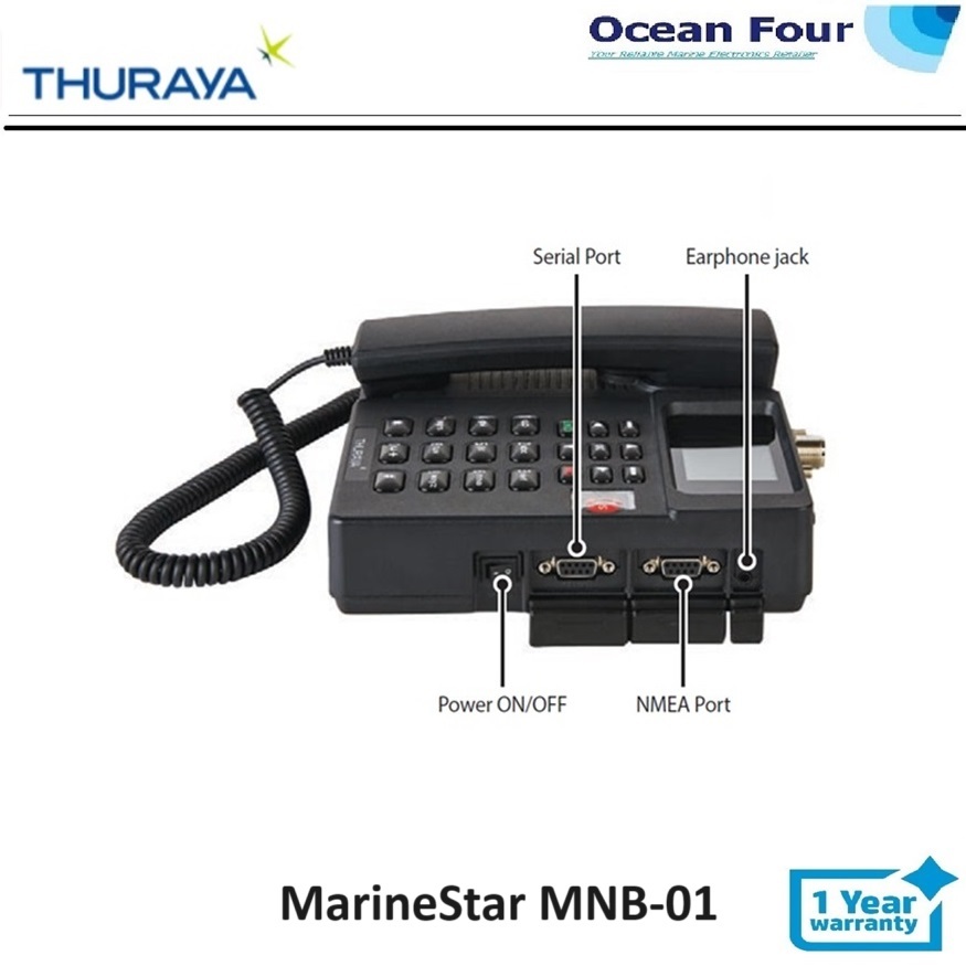 Thuraya MarineStar MNB-01 with RHCP ANTENNA satellite terminal with tracking and monitoring ...