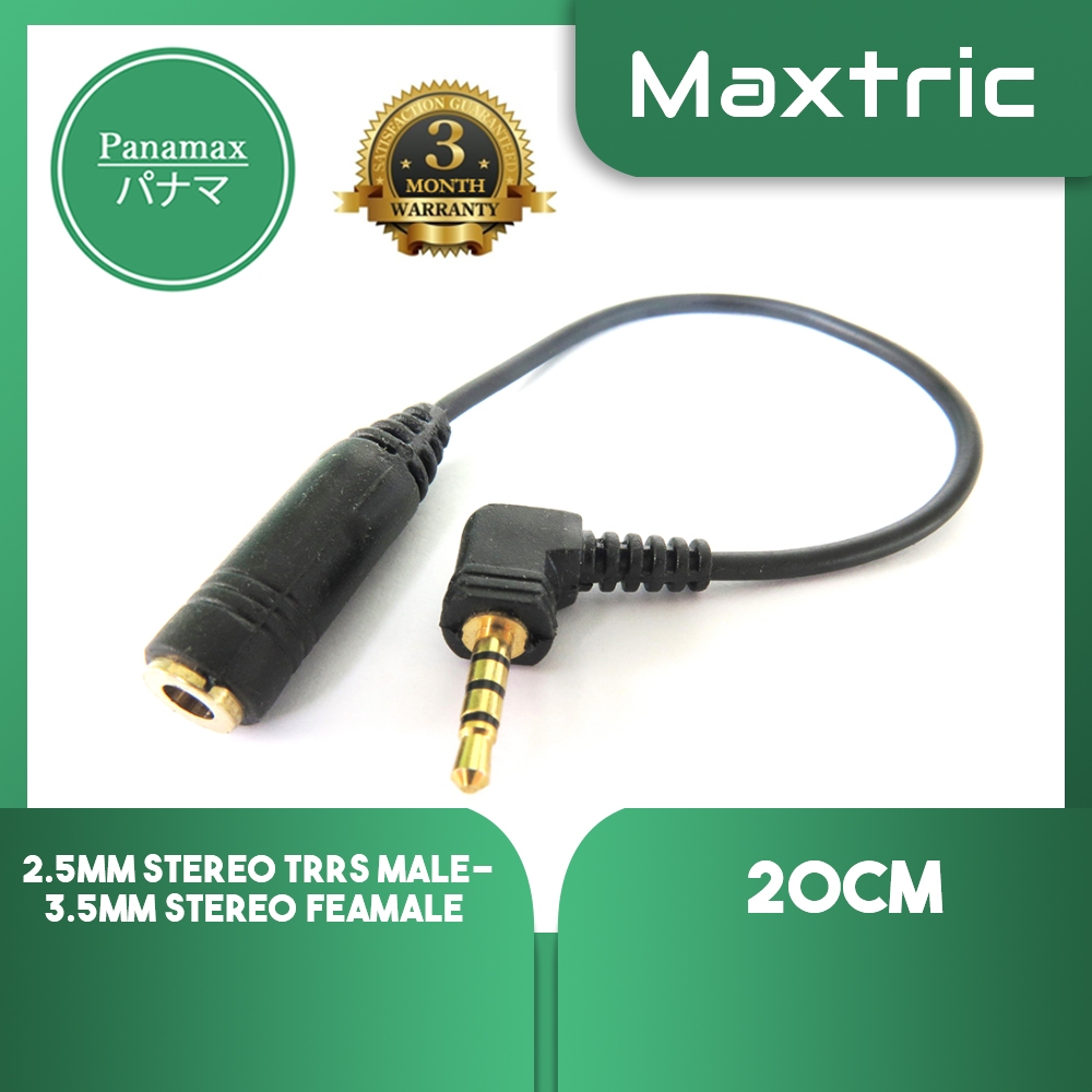 50cm Audio Sharing Cable 3.5mm TRRS Male To 3x Female Audio Splitter ...