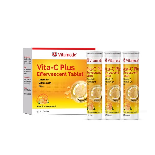 VITAMODE Vita-C Plus Effervescent Tablet 30's | Shopee Malaysia