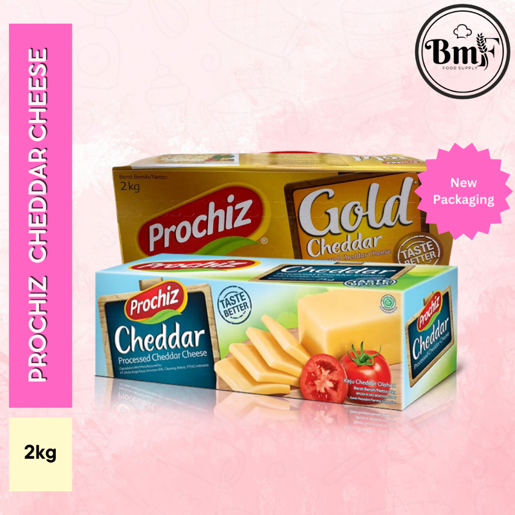 PROCHIZ CHEDDAR CHEESE 2KG I PROCESSED CHEDDAR (Gold packaging new ...