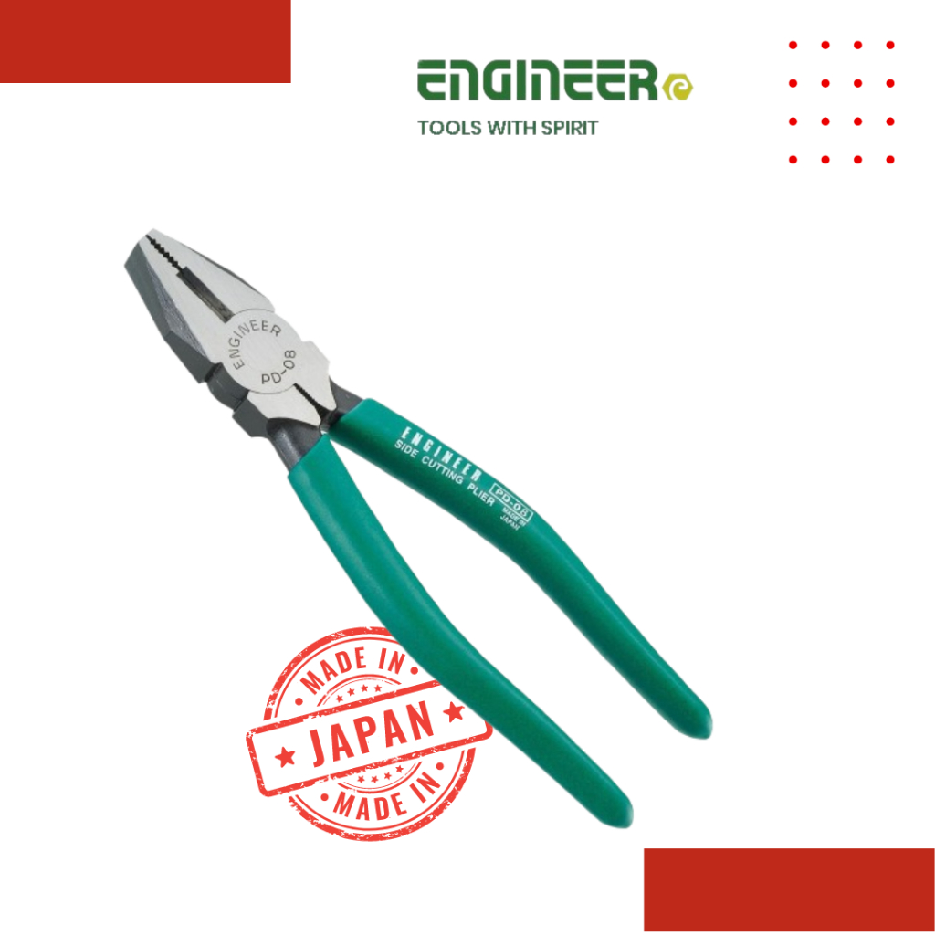 ENGINEER PD08 Side Cutting Pliers | Shopee Malaysia