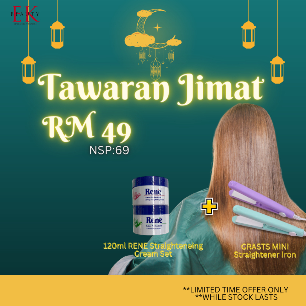 HALAL Touch Beauty Hair Rebonding Set - Rebonding Cream + Hair Serum ...