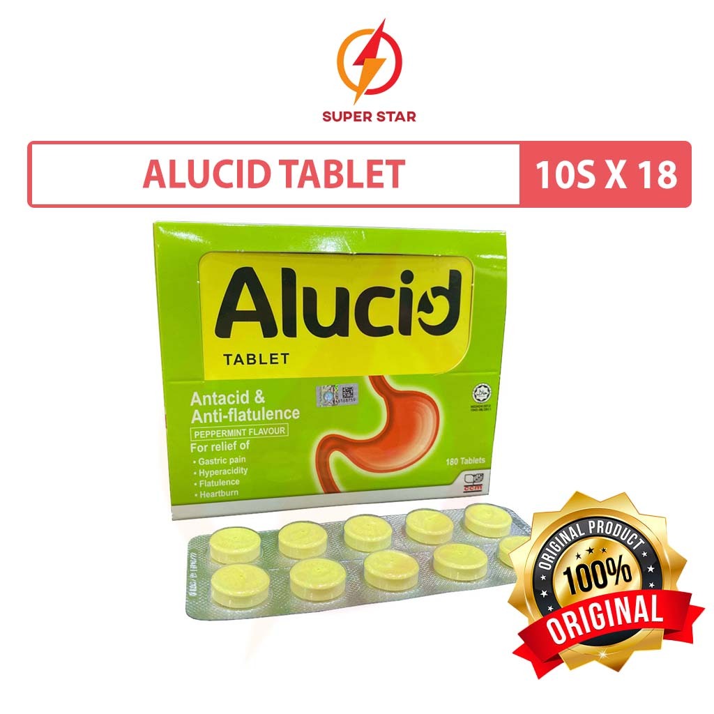 Alucid Tablet (18X10s) (1 Outer) | Shopee Malaysia