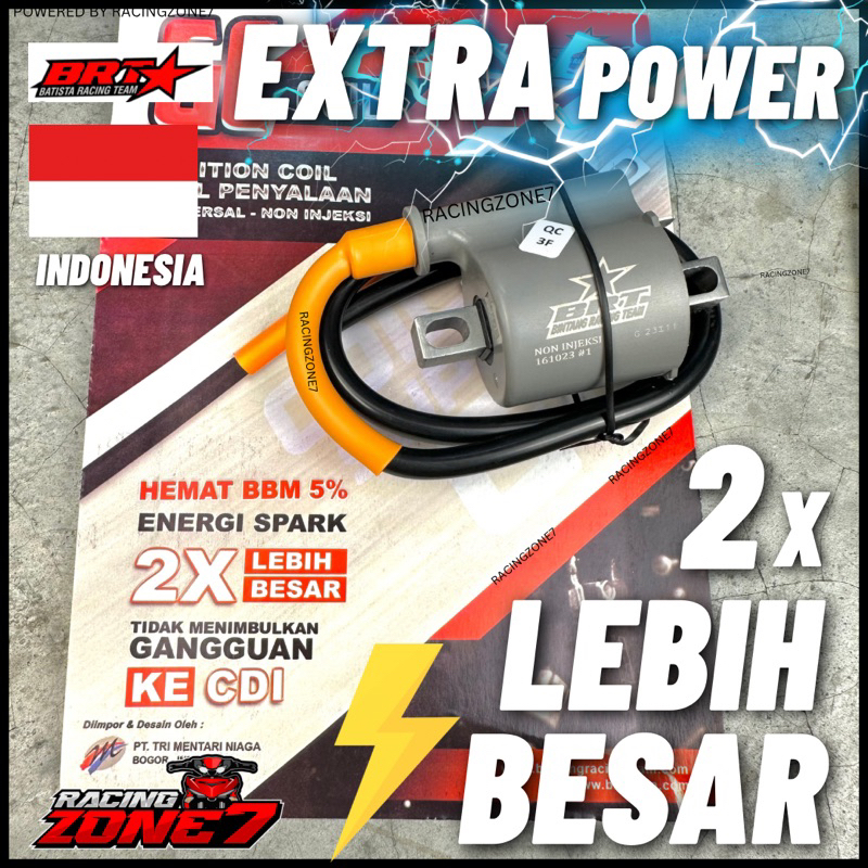 🇮🇩 BRT RACING PLUG COIL RACING/ Fi Fuel Injection/ Carburator/ Y15 Y16 ...