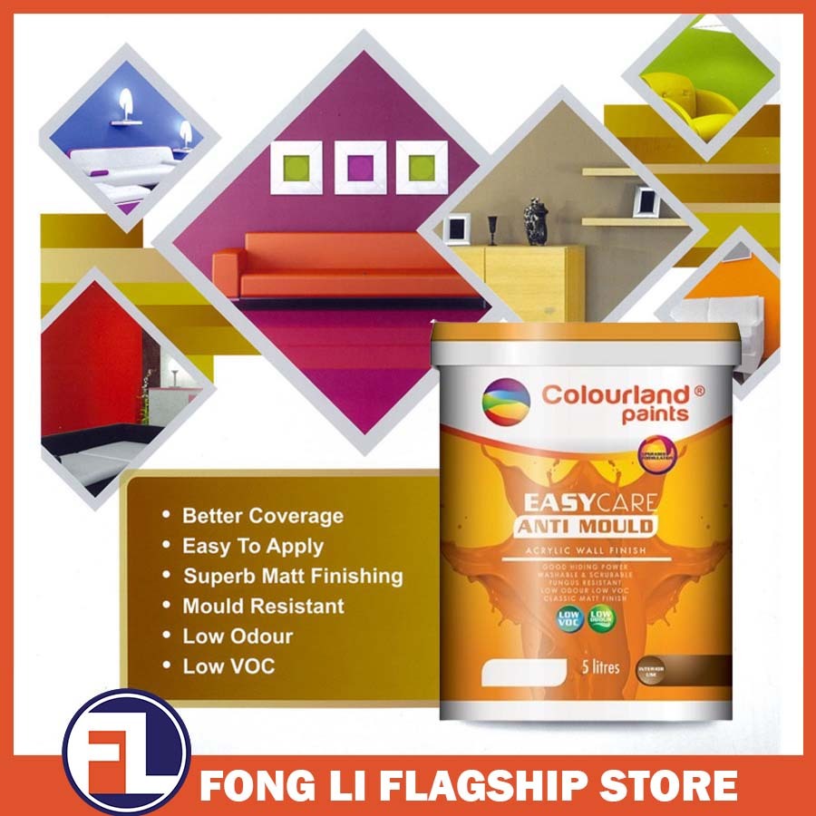 Clearance Stock 1L Interior Wall Paint ( Colourland ) / Cat Dalam 1L ...