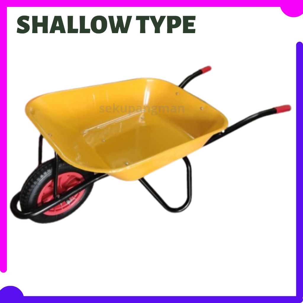 HIGH QUALITY Kereta Sorong Dalam // Deep Type Shallow Wheelbarrow Cart ...