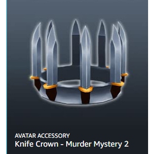 🔑Key🔑 Roblox: Knife Crown ⭐ Murder Mystery 2 | Shopee Malaysia