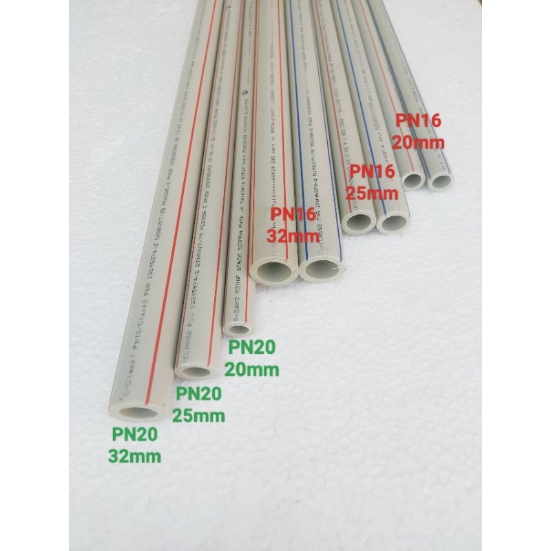 Polypropylene Random(PP-R) 20mm 25mm 32mm Pipes Hot Water Cold Water ...