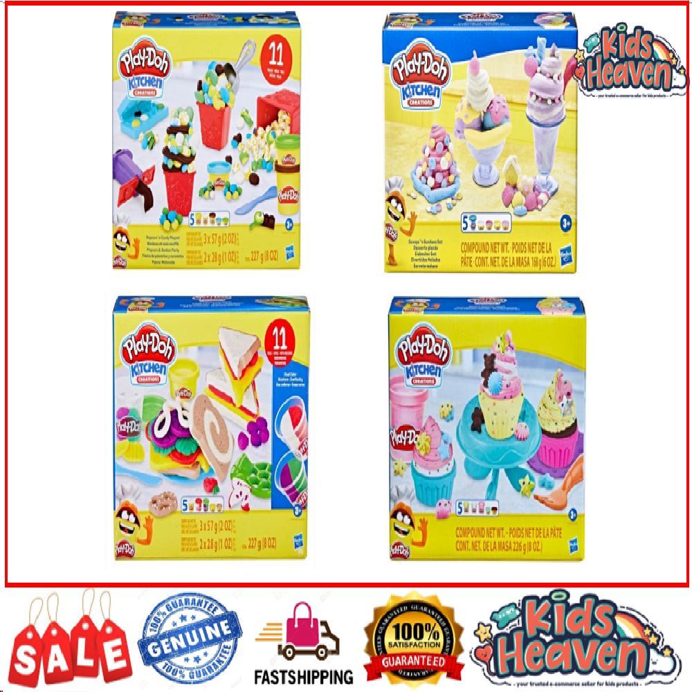 Play-Doh Kitchen Creation Assortments Playset (100.0% Original ...
