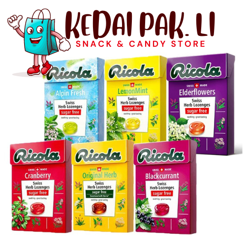 [KPL] Ricola Swiss Herb Lozenges 40gm | Shopee Malaysia