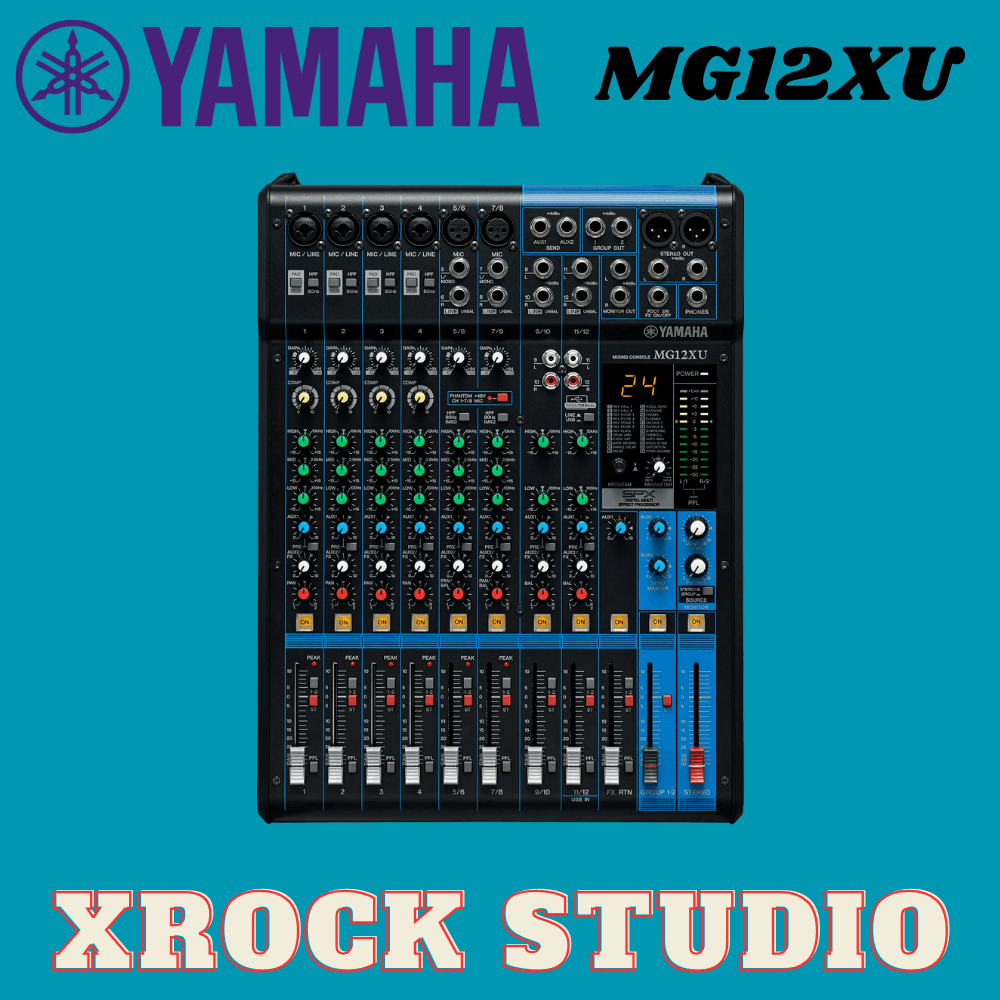 Yamaha MG12XU 12-Channel Mixer and Effects (MG-12XU /MG 12XU) | Shopee ...