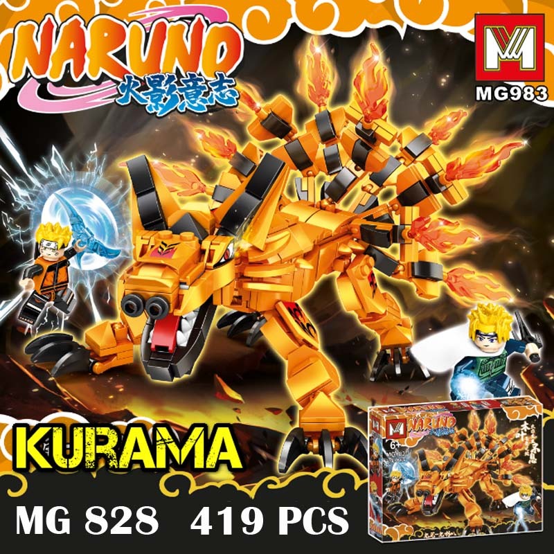 MG BRAND MG983 Naruto Series Naruto Uzumaki Kurama Namikaze Minato ...