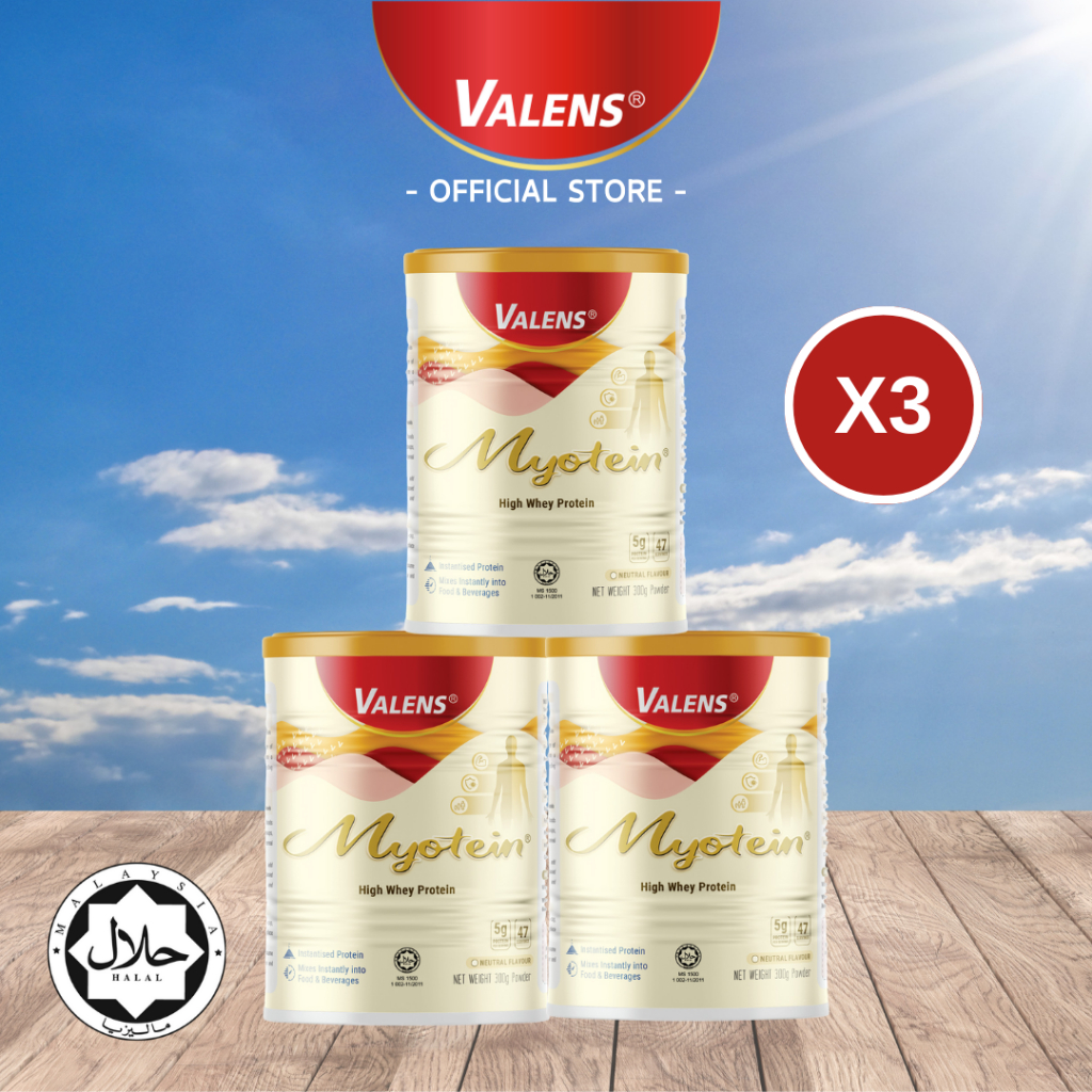 【Valens Official】Bundle of 3 - Myotein High Whey Protein 300g/Tin ...