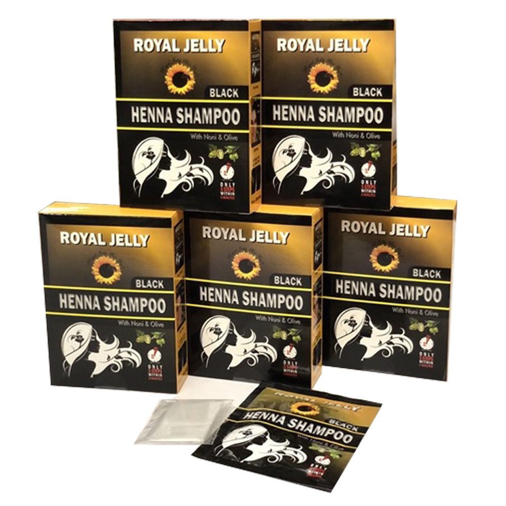 Royal Jelly Henna Shampoo / Inai Rambut (HITAM) | Shopee Malaysia
