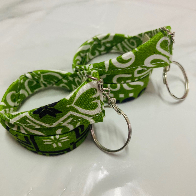 (READY STOK) 1pcs keychain tengkolok batik/ kraft batik / doorgift ...