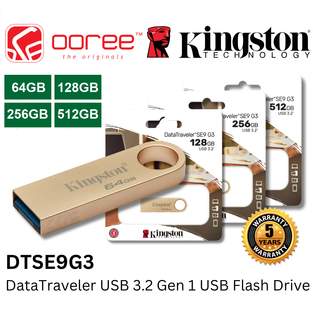 KINGSTON DTSE9G3 DATATRAVELER SE9 G3 USB 3.2 GEN 1 FLASH DRIVE ...