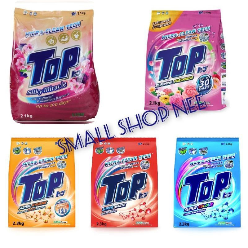 (WM FREE SHIPPING)Top detergent powder (2.1kg) | Shopee Malaysia